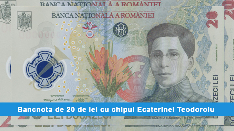 Cum arată nouă bancnota de 20 de lei